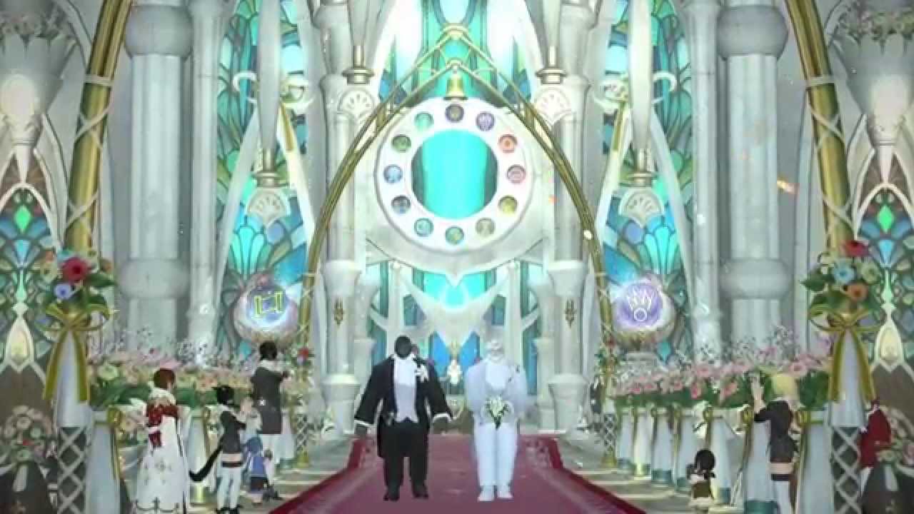 [FFXIV] Male Roegadyn Wedding - YouTube