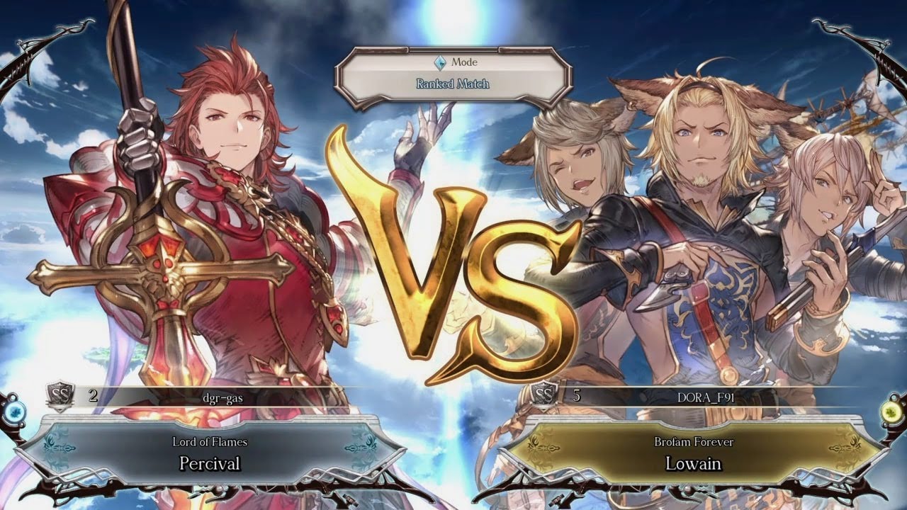 GBFV- High Level Ranked Match (FT2) dgr-gas (Percival) Vs DORA_F91 ...