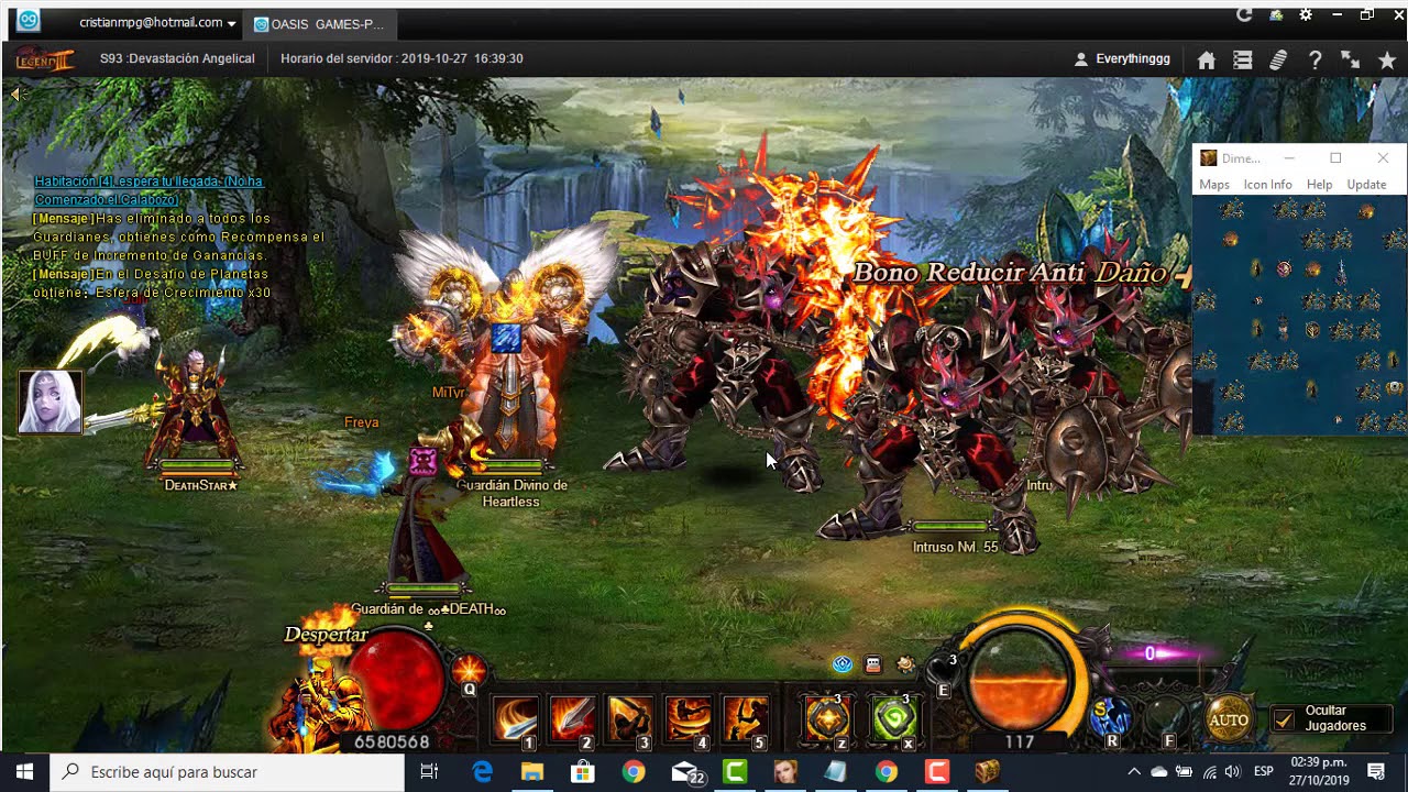 BUSCANDO MINAS EN PLANETAS LEGENDONLINE CON EL DIMENSION HELPER - YouTube