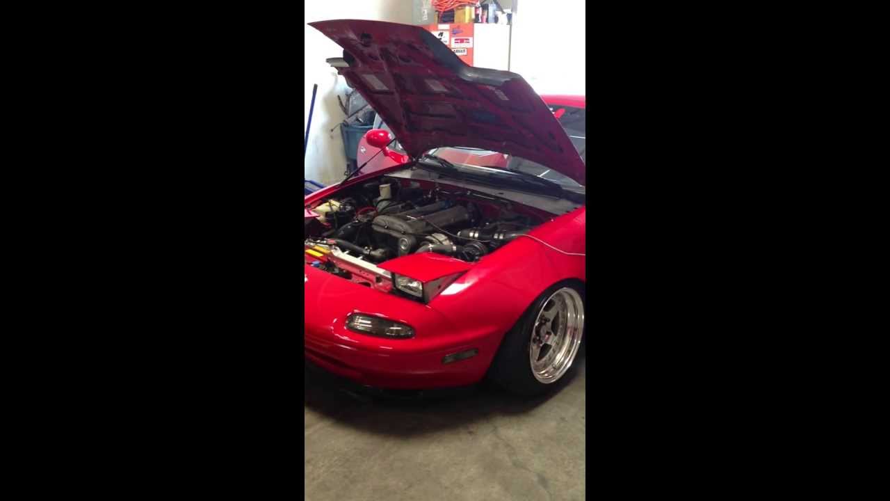 Rotrex Supercharged Miata - YouTube