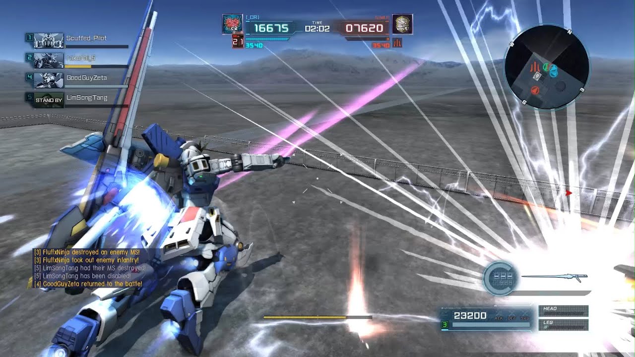 Nu Gundam [Long Range Fin Funnel] in 700 Clan Match at Military Base ...