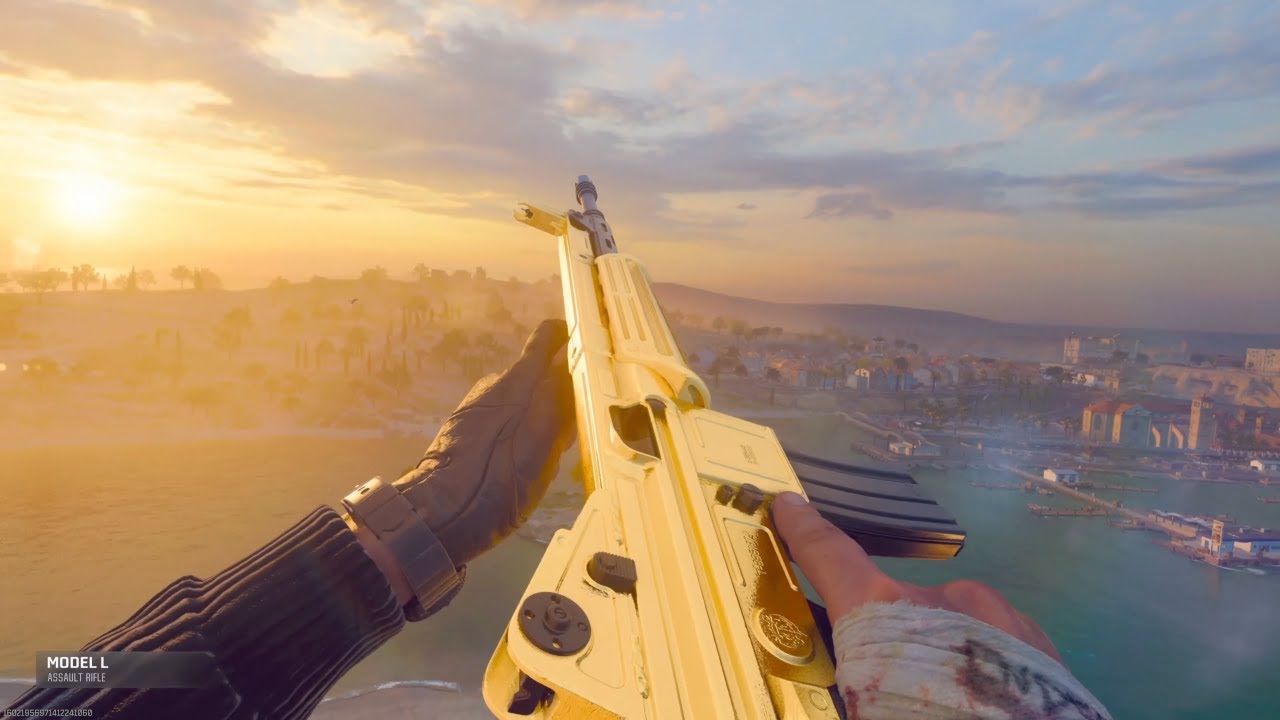 Call of Duty: Black Ops 6 - Weapon Inspect: Model L Gold - Gameplay (No ...