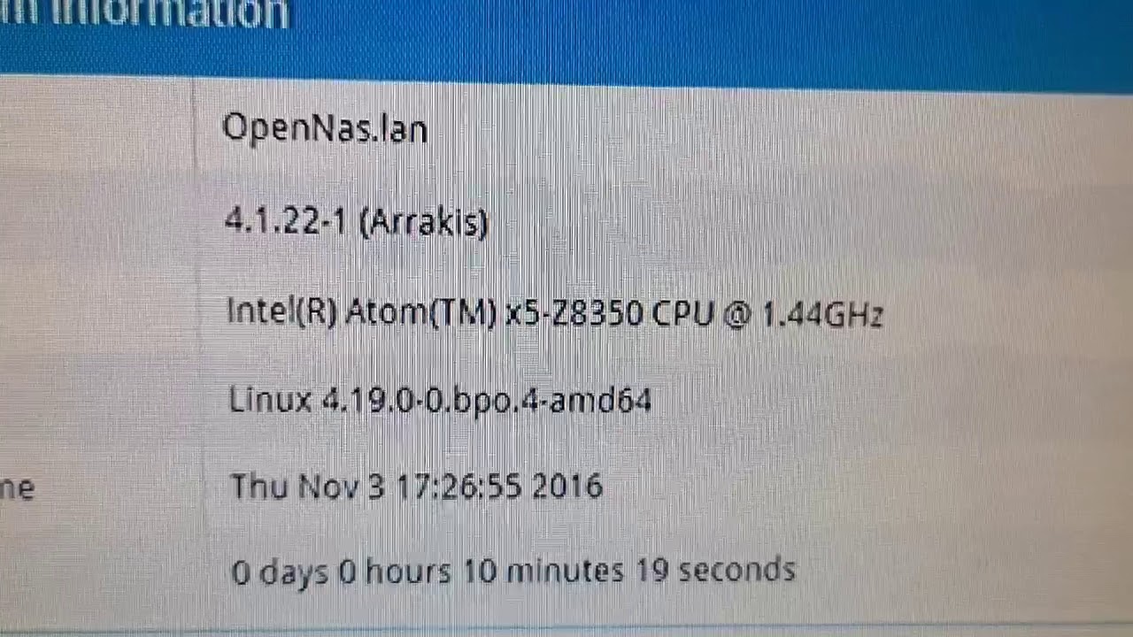 DIY Nas using openmediavault software on Latte Panda. - YouTube