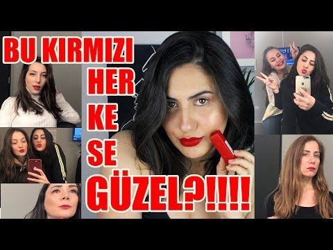 HERKESE YAKIŞAN KIRMIZI RUJ?? | İşyerinde Denettim! #Maybelline #MadeForAll