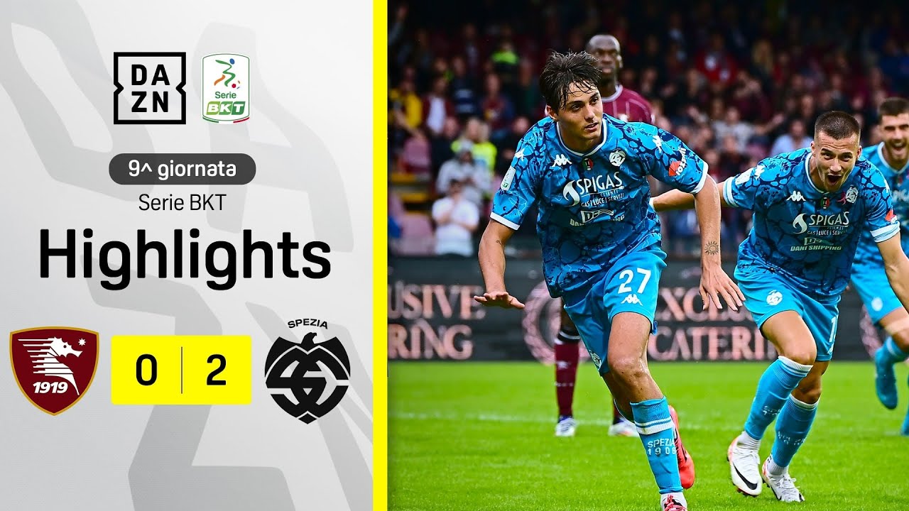 ROVESCIATA PAZZESCA di Soleri: Salernitana-Spezia 0-2 | Serie BKT | DAZN Highlights - YouTube