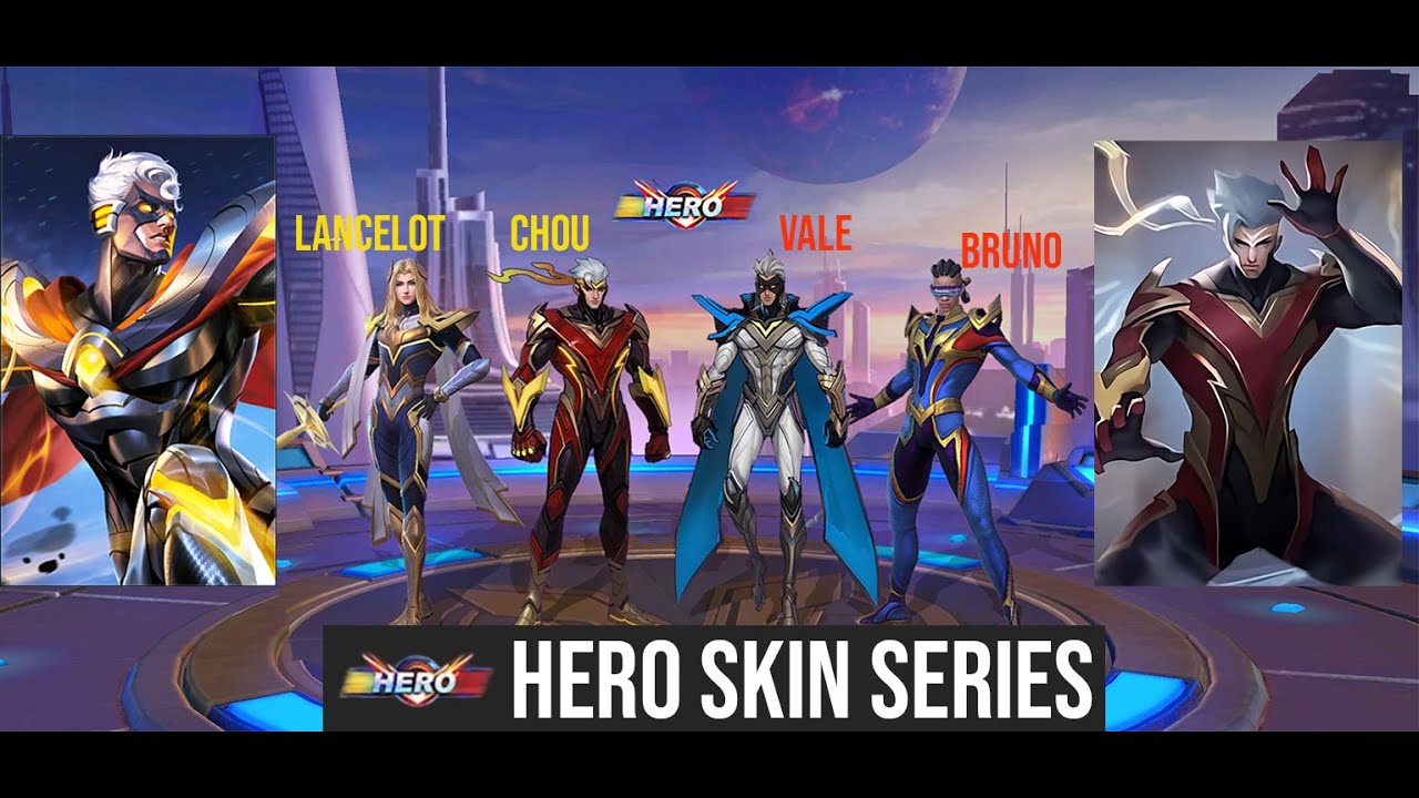 CHOU AND VALE SUPER HERO SKIN SERIES | MOBILE LEGENDS : BANG BANG - YouTube