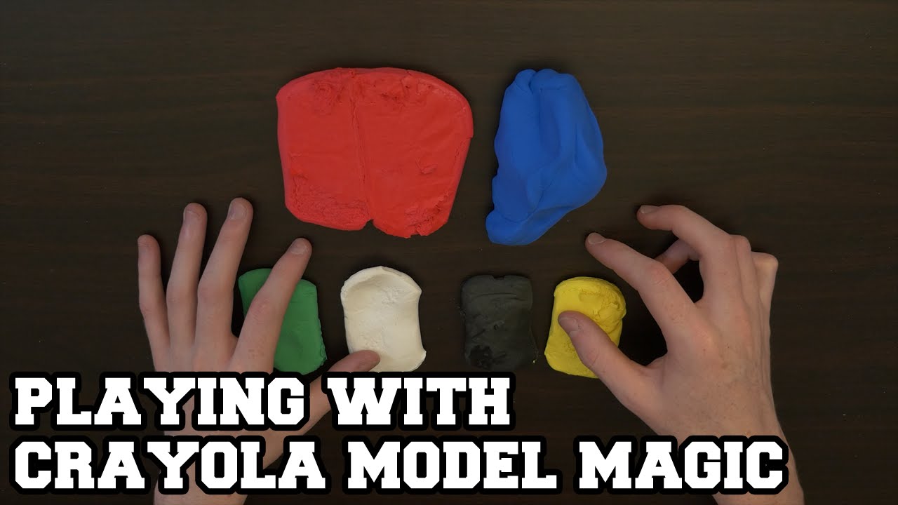 Playing with Crayola Model Magic (Soft Spoken) - YouTube