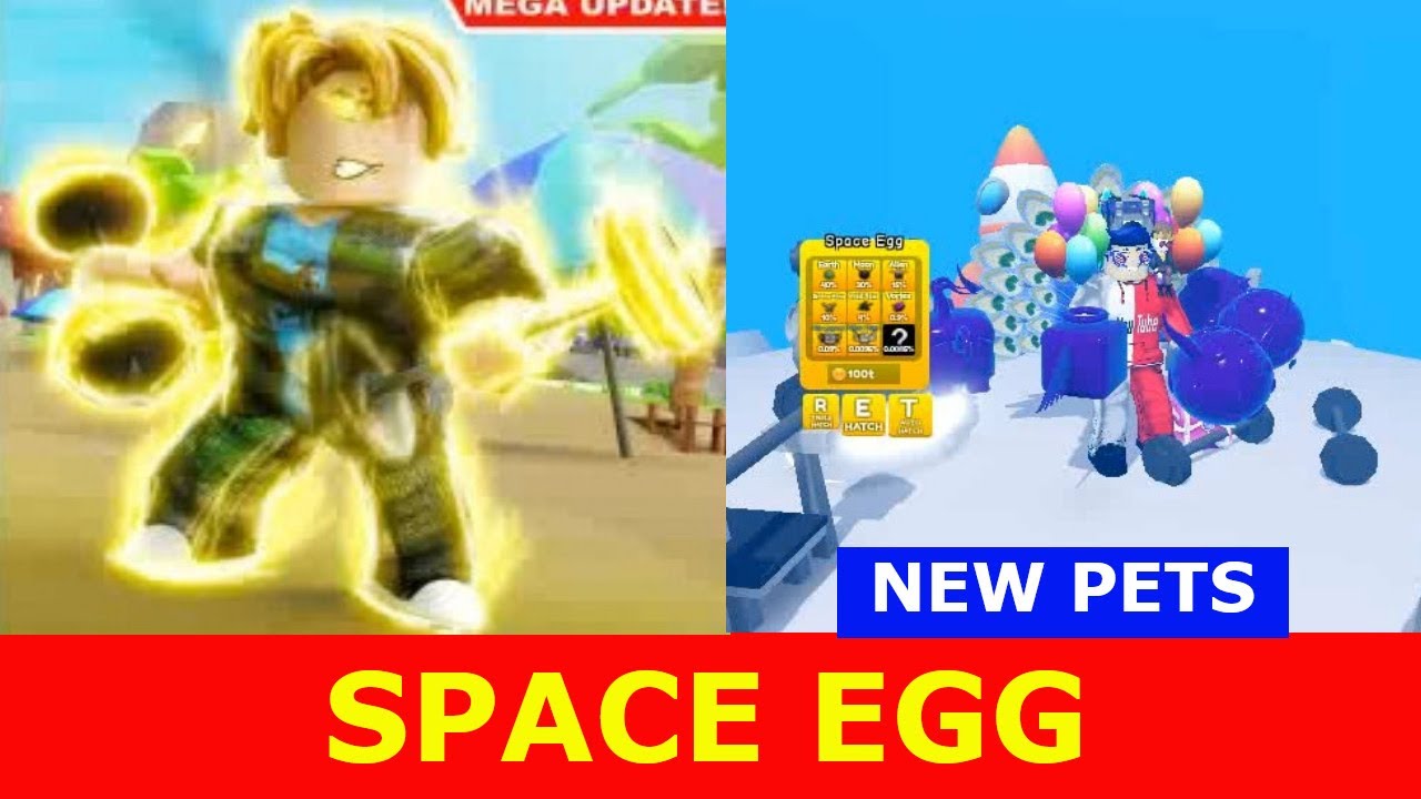 NEW UPDATE [SPACE EGG AND NEW PETS] NEW SECRET PETS IN EGG! Lifting ...