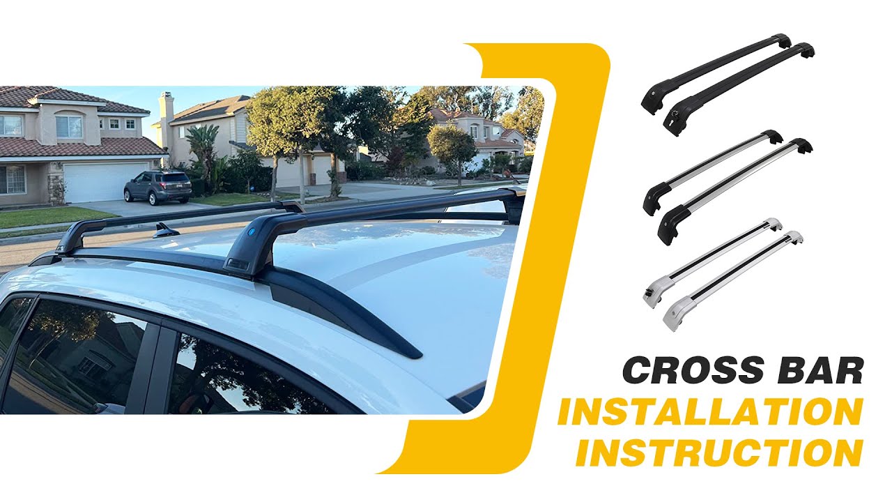 EZREXPM Cross Bar Roof Rack Installation Video - YouTube
