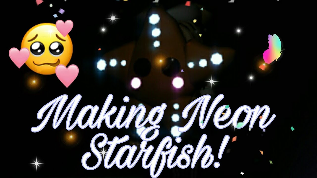 Making Neon Starfish!! - YouTube