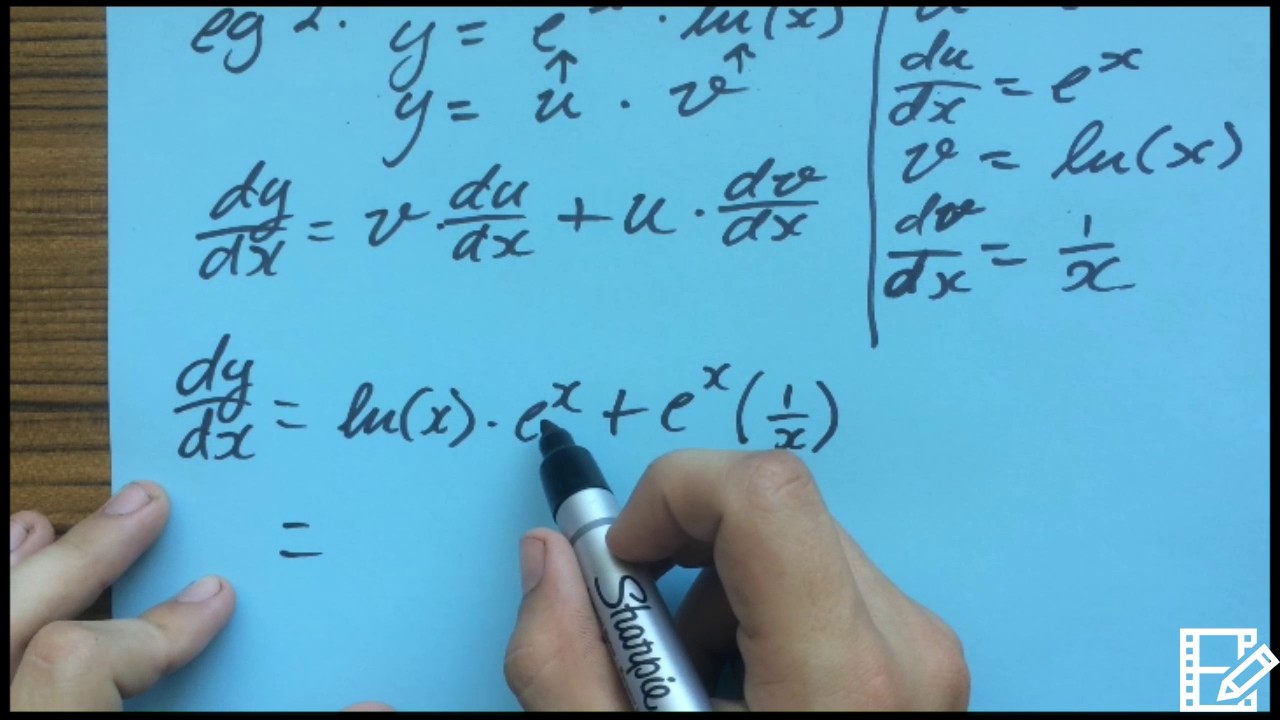 Derivatives - ln(x) - Product rule - Leibniz's notation - YouTube