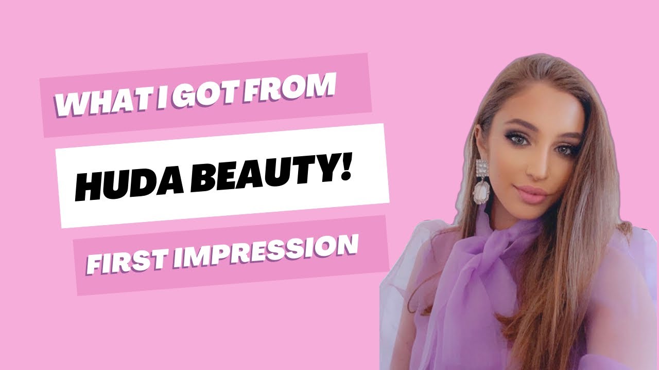 My first time ordering from Huda Beauty! What i got from Huda beauty ...