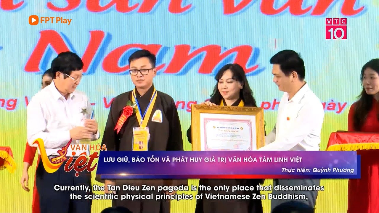 Kênh VTC10 - Phóng sự về Chùa Thiền Tông Tân Diệu - Tự hào di sản văn hóa Việt Nam - YouTube
