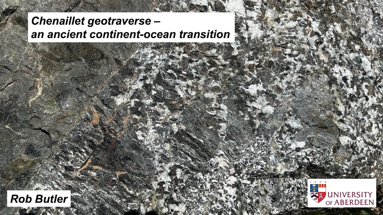 Chenaillet geotraverse - an ancient continent-ocean transition - YouTube