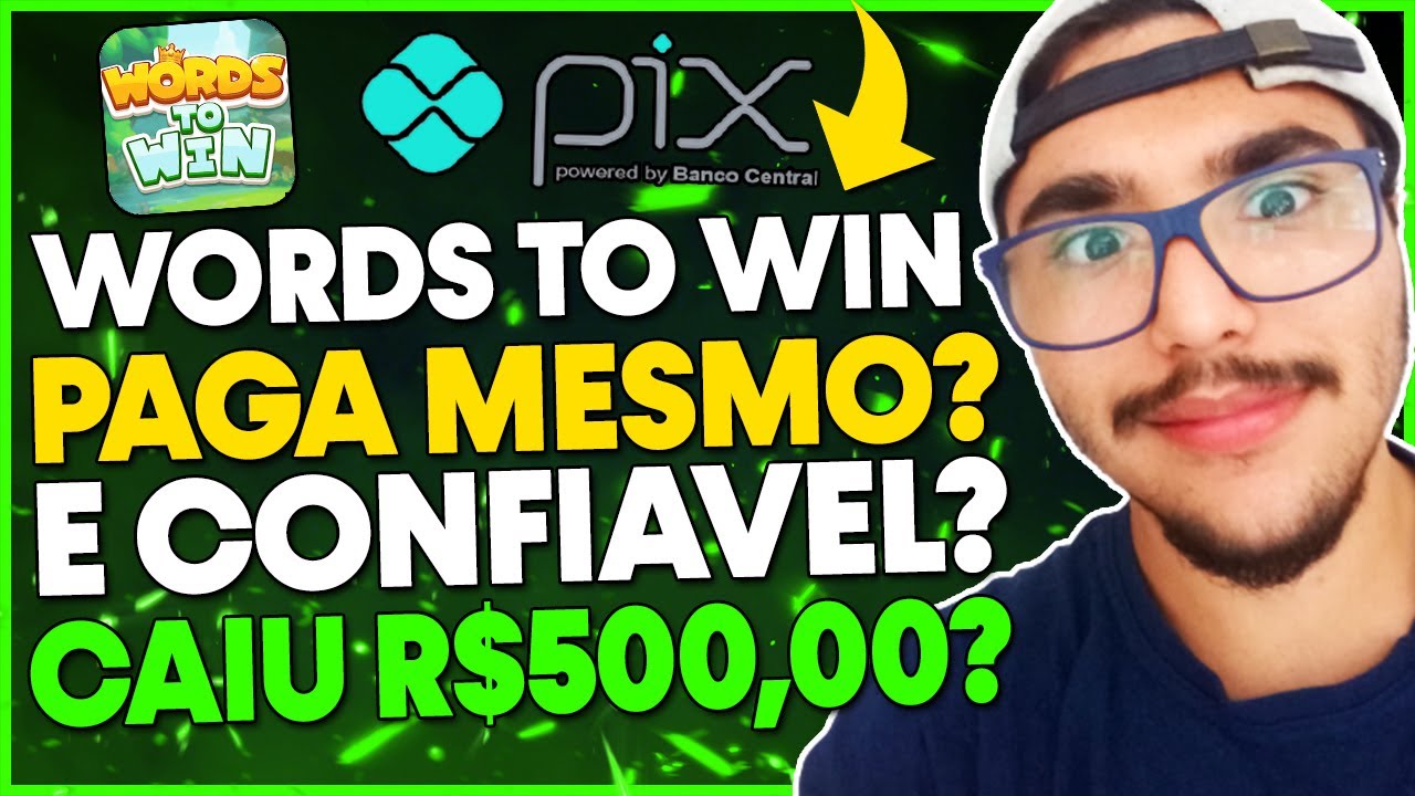 App Words to Win Paga Mesmo? JOGUEI no App Words to Win! SAQUEI R$500 ...