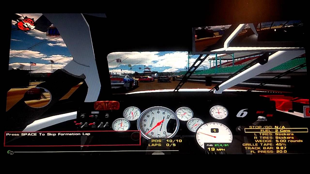 Arca sim racing Du Quoin Magic Mile - YouTube