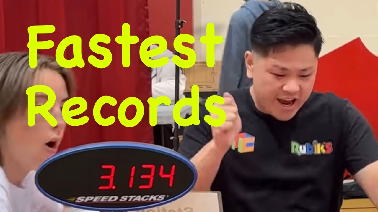 Fastest Rubik's Cube World Record | 큐브 세계 신기록 모음 - YouTube