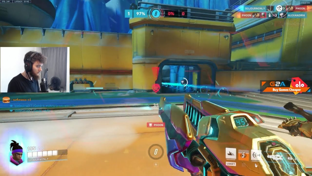 Overwatch 2 Human Aimbot Dafran Destroys Enemy Team AS Sojourn -Road To ...