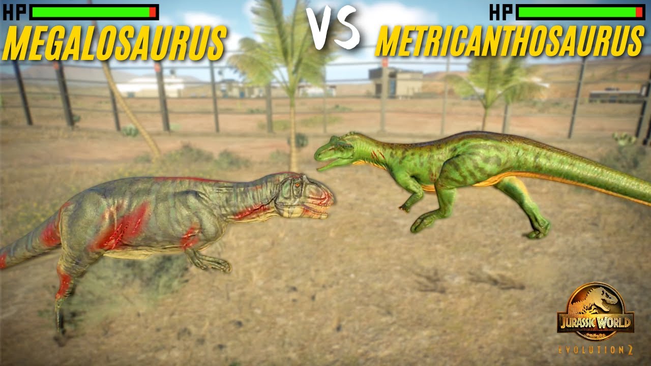 Megalosaurus vs Metricanthosaurus - Who is Stronger? Jurassic World ...