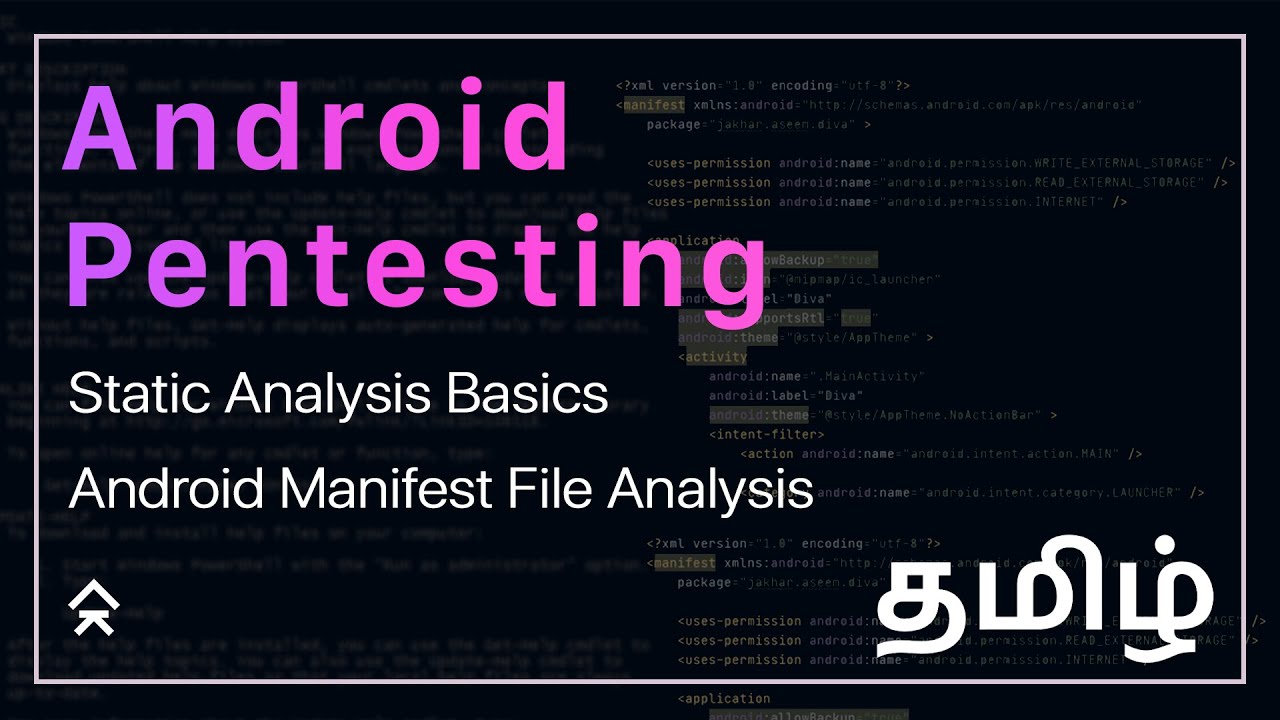 Android Application Pentesting in Tamil | Part 4 | Android Manifest ...