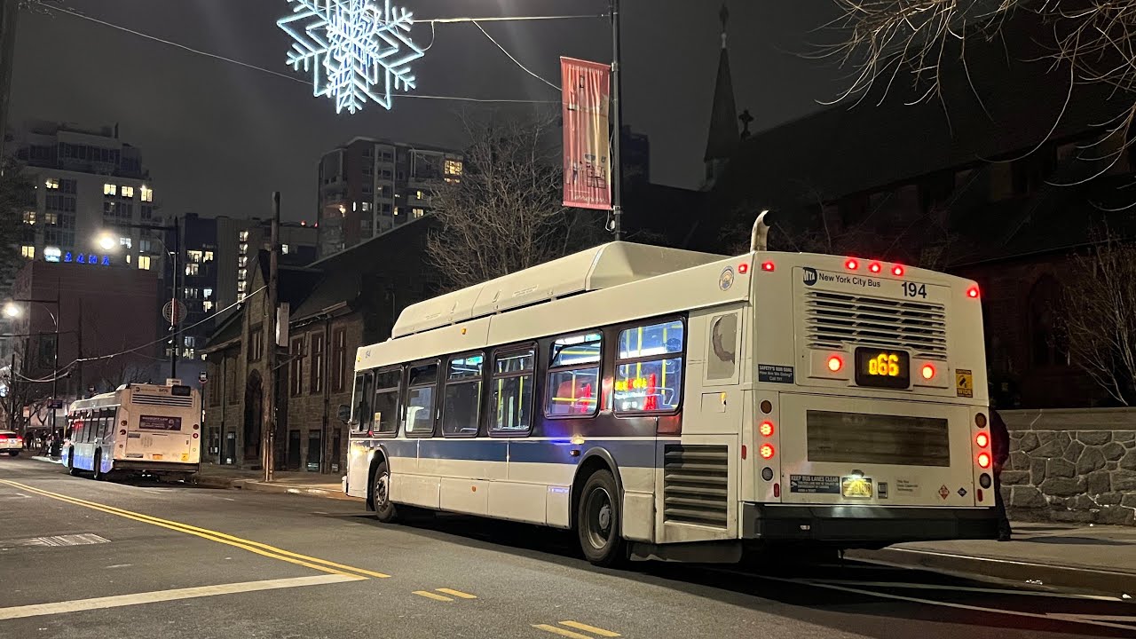 MTA Bus Company 2011 New Flyer C40LF 194 Ride on the Q66 - YouTube
