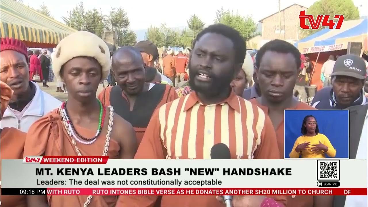 Mt. Kenya Leaders Bash "New" Handshake Deal Between President Ruto And Raila - YouTube
