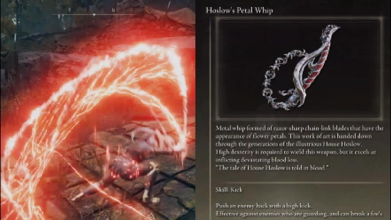 Thorn whip elden ring