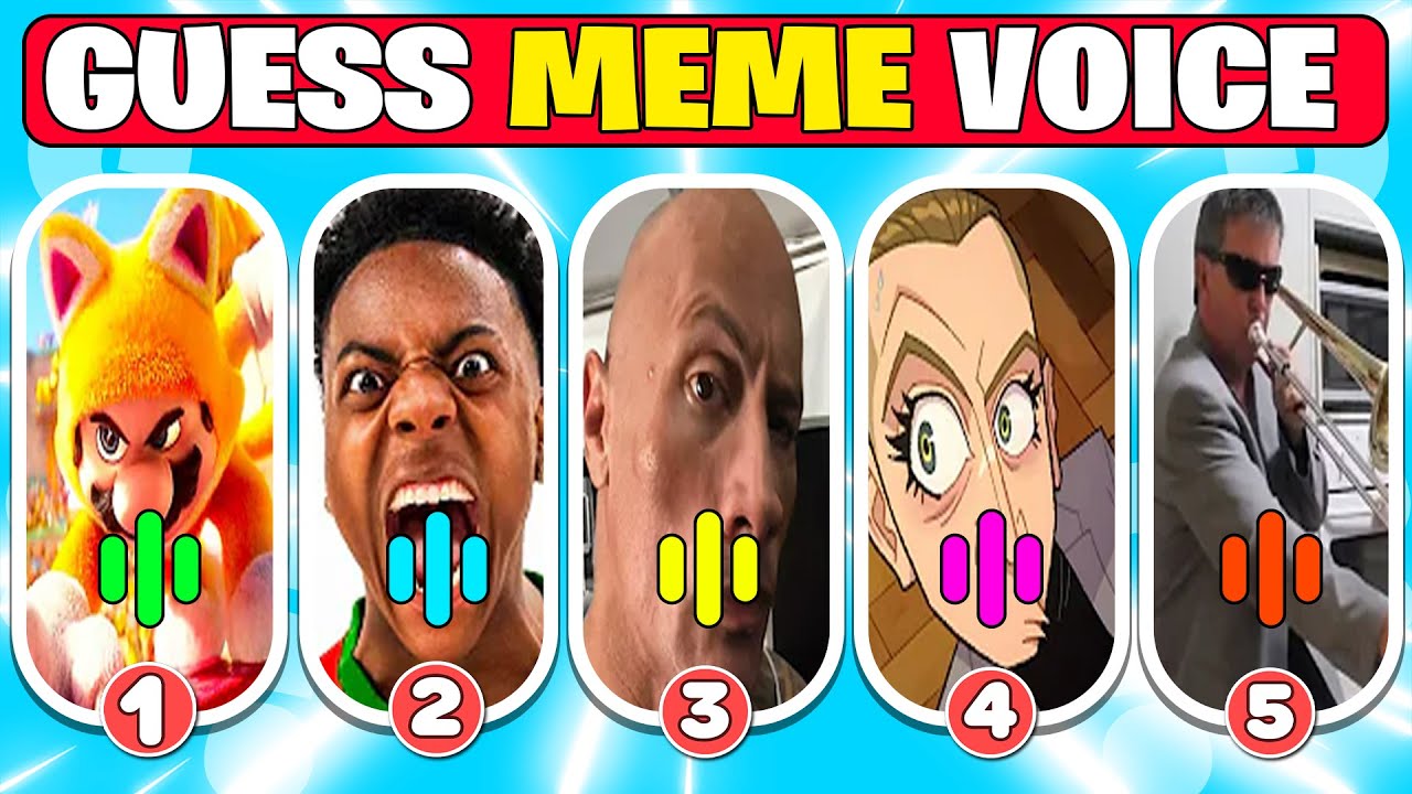 Guess The Meme By Voice | THE HARDEST MEME QUIZ EVER! - YouTube