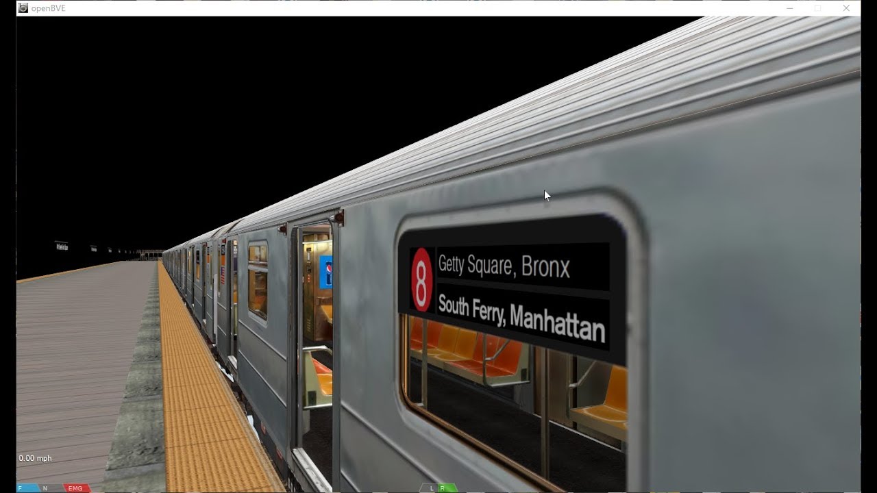 OpenBVE Fiction: 8 Train To Getty Square (Express) - YouTube
