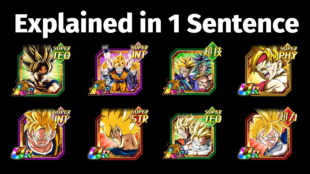 Explaining 15 Dokkan Battle units in 1 Sentence (Super Saiyans) - YouTube
