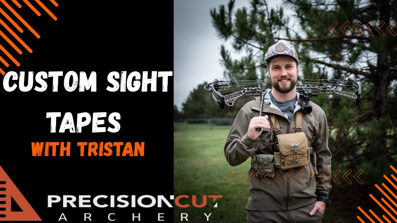 Custom Sight Tapes w/ Precision Cut Archery | HOW TO Build a Custom ...