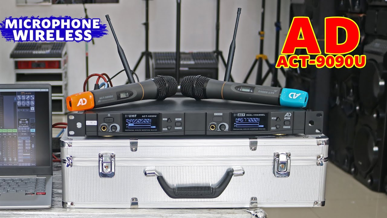 Test Karaoke Microphone Profesional AD ACT 9090U - YouTube