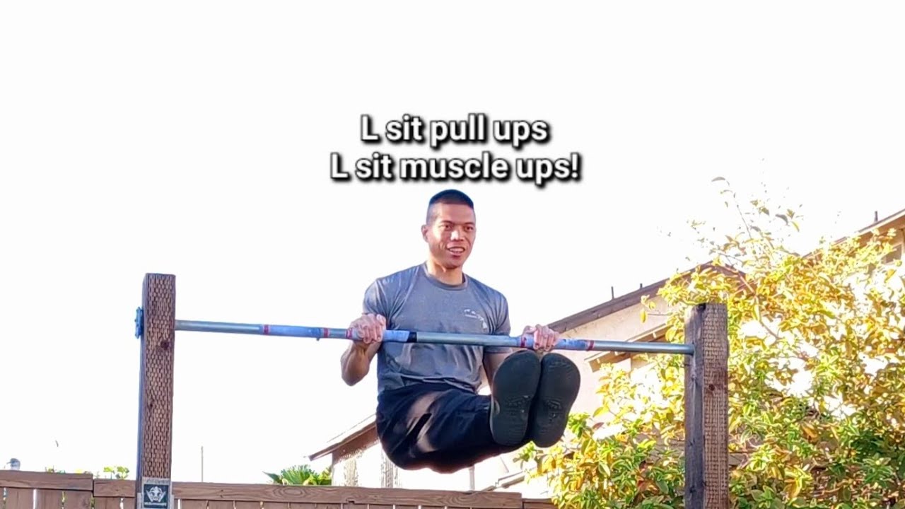 L sit pull ups and muscle ups! - YouTube
