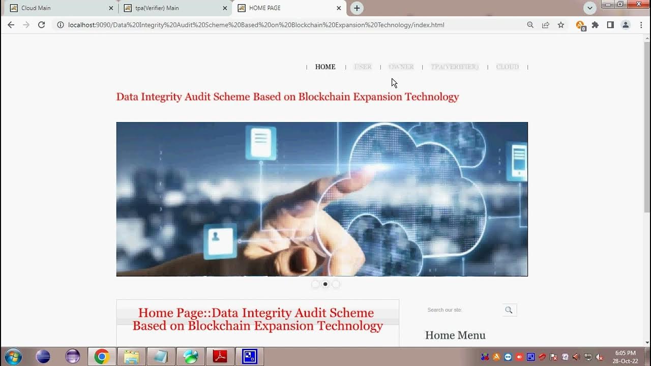Data Integrity Audit Scheme Based on Blockchain Expansion Technology - YouTube