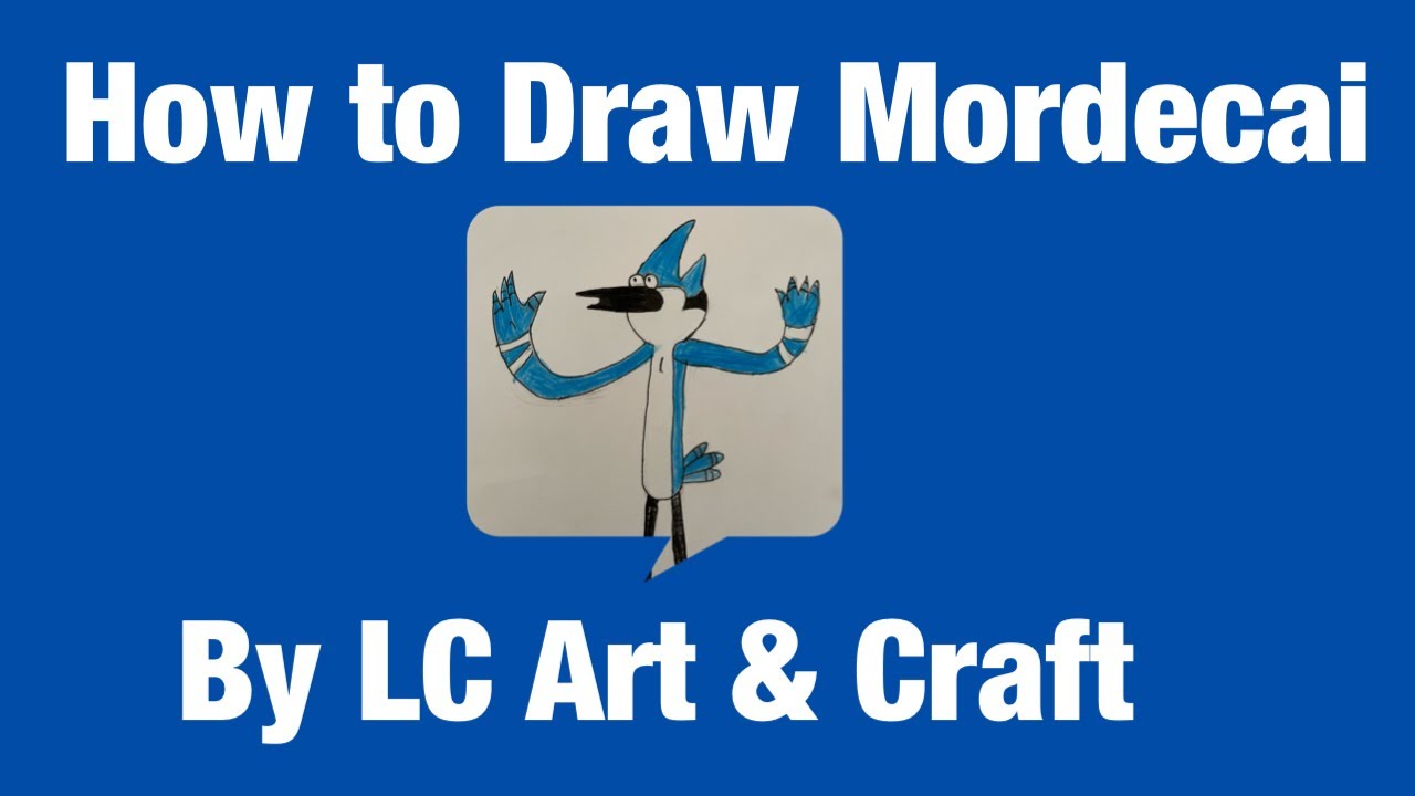 How to Draw Mordecai! 2022 - YouTube
