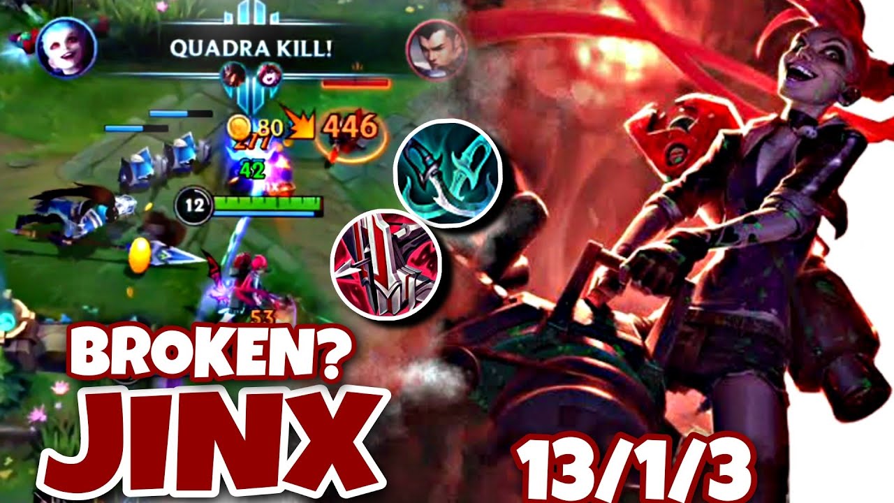 WILD RIFT | JINX IS THE BEST ADC IN PATCH 4.2 ?? | INSANE GAMEPLAY | # ...