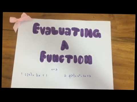 Evaluating Function General Mathematics - YouTube