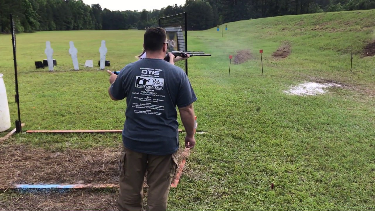 Stage 2- Long range from Babes With Bullets 3 Gun Challenge 2017 - YouTube