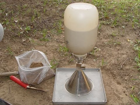 sand cone Test (SCU) - YouTube