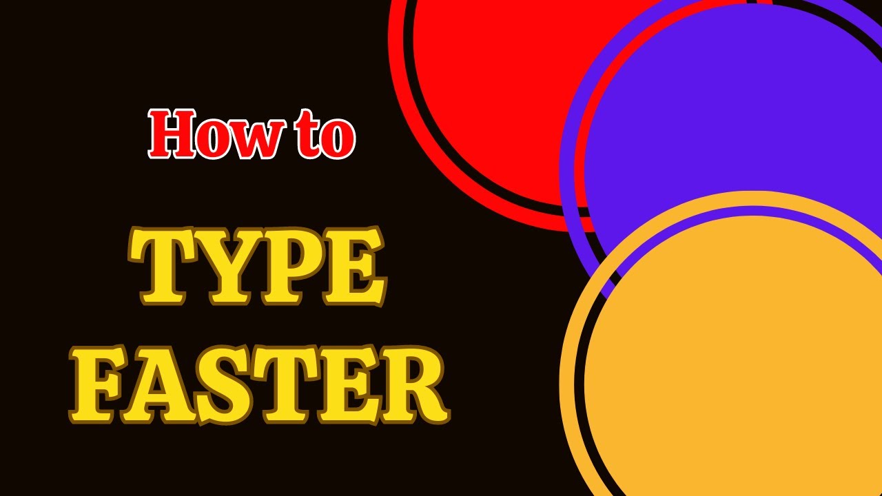 TYPE like a PRO - YouTube