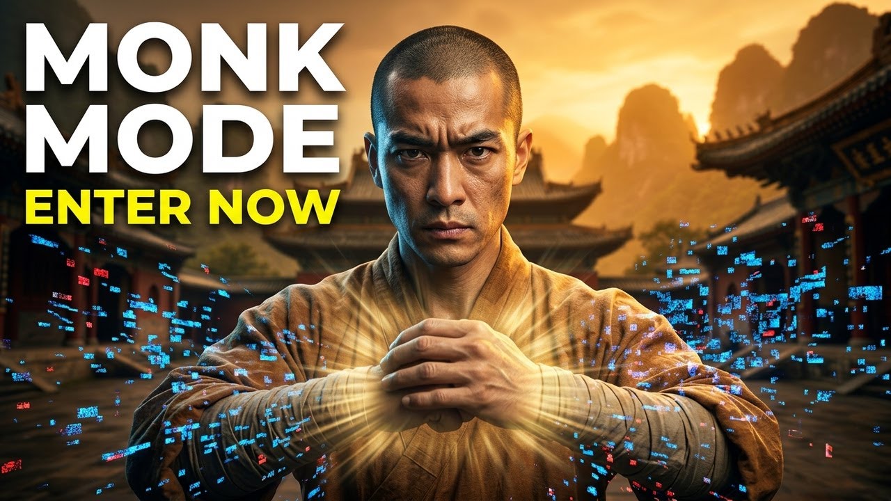 Your Dopamine Is Destroying Your Focus (Enter Monk Mode Now) - YouTube