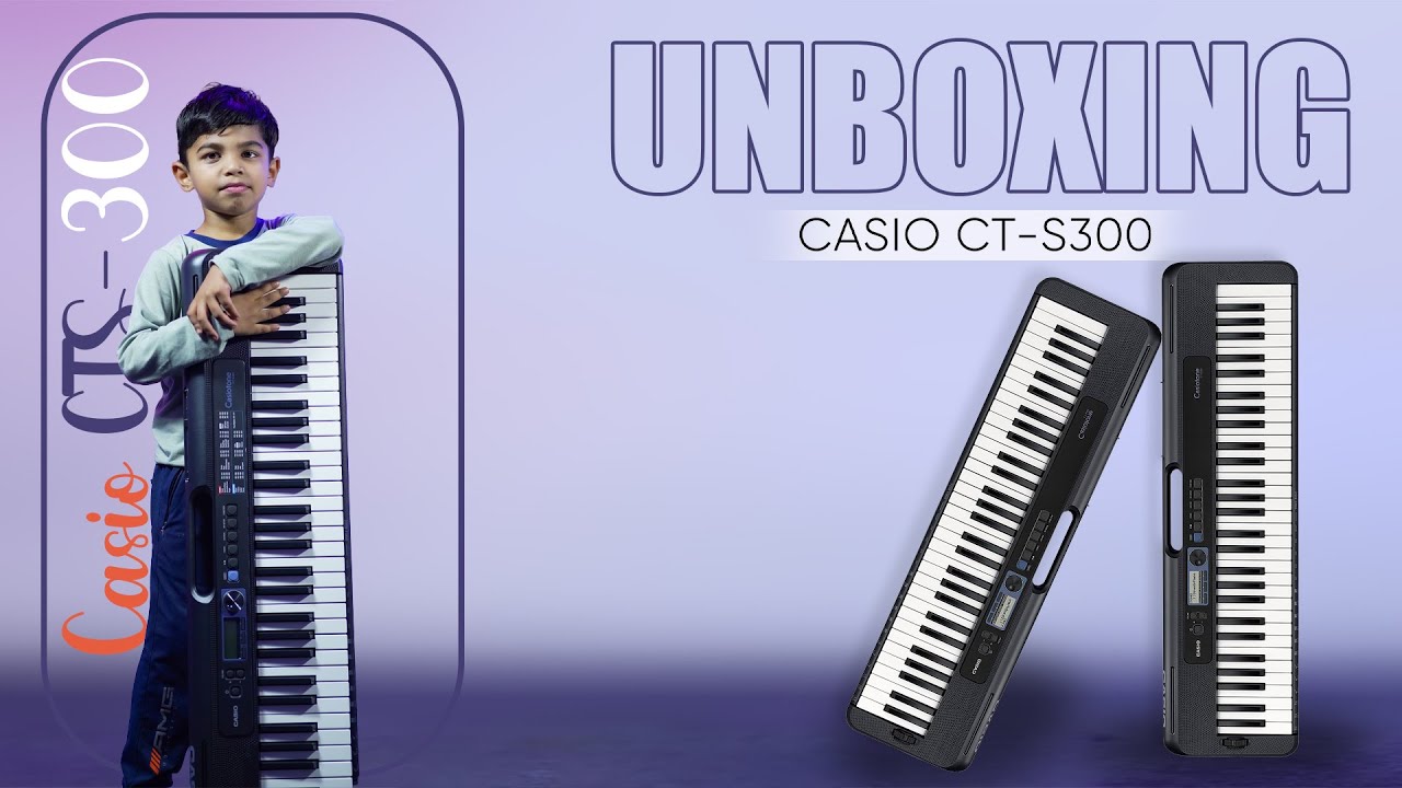 CASIO CT-S 300 UNBOXING AND FIRST LOOK | Features Review - YouTube