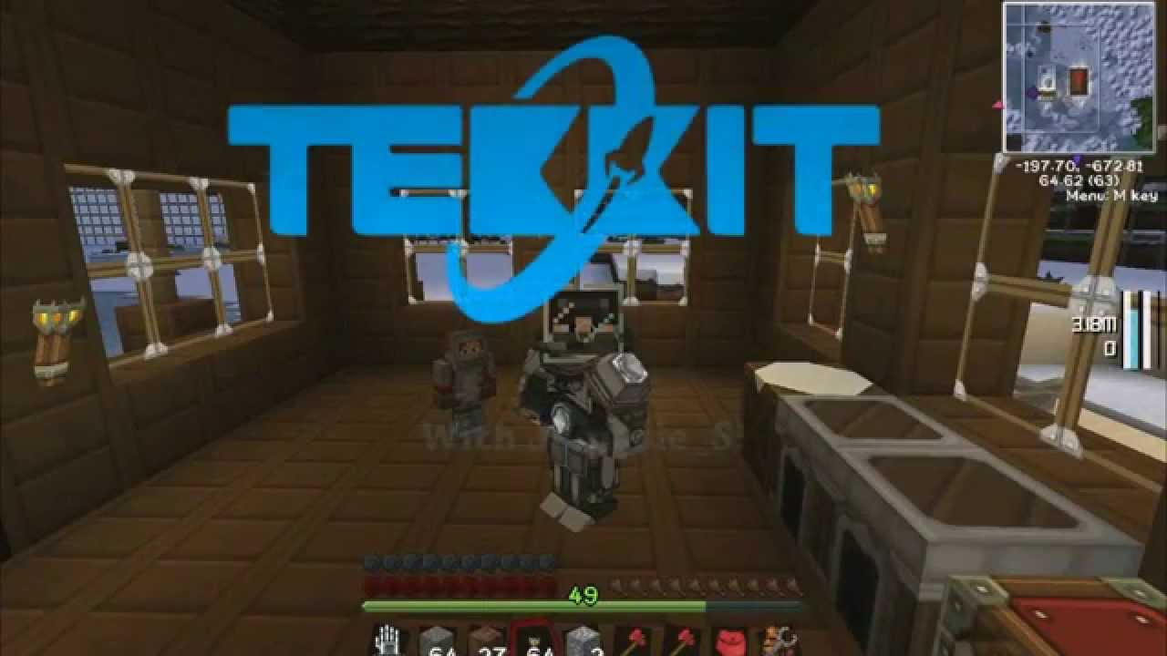 Tekkit Space - Part 101 - Making Floodlights! - YouTube