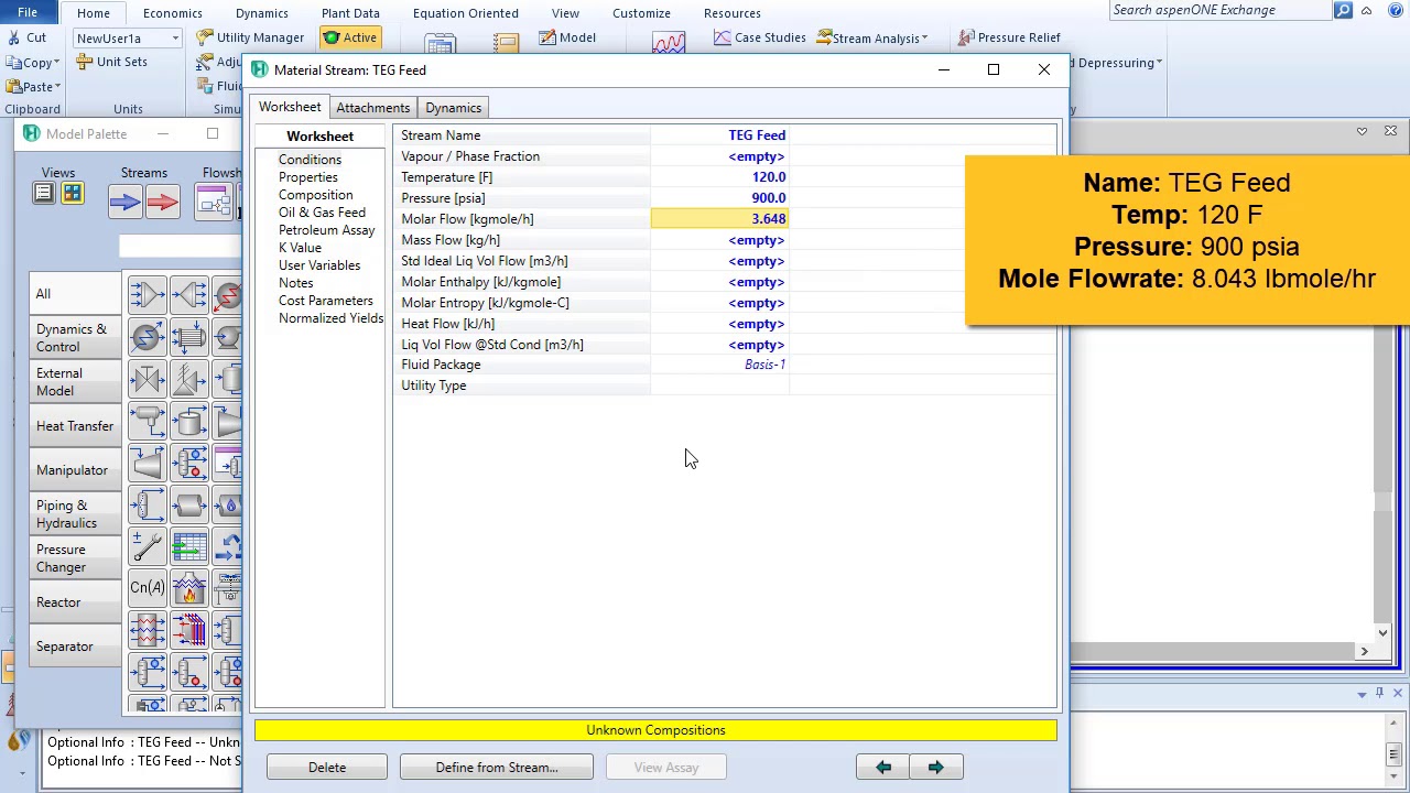 3 Simulate the TEG Contactor - YouTube