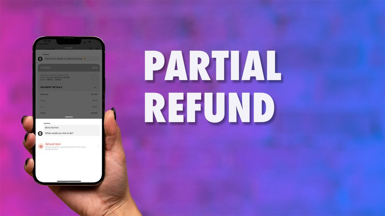 Partial Refund - YouTube