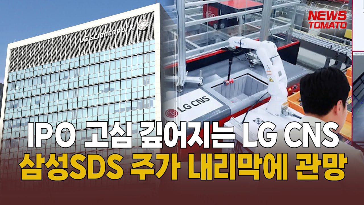 LG CNS, IPO 시점 두고 고심 [말하는 기자들_중기&IT_0719] - YouTube