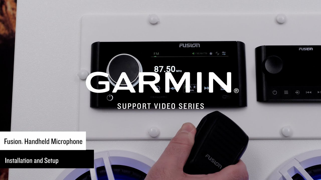 Garmin Support | Fusion® Marine Stereos | Installing a Handheld ...