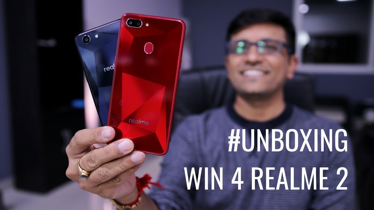 WIN 4 REALME 2 Smartphones - The Real Me 2 Unboxing - YouTube