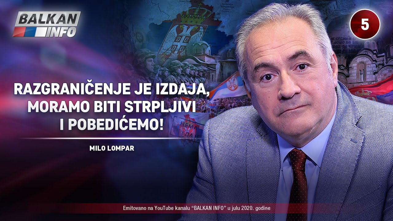 INTERVJU: Milo Lompar - Razgraničenje je izdaja, moramo biti strpljivi ...