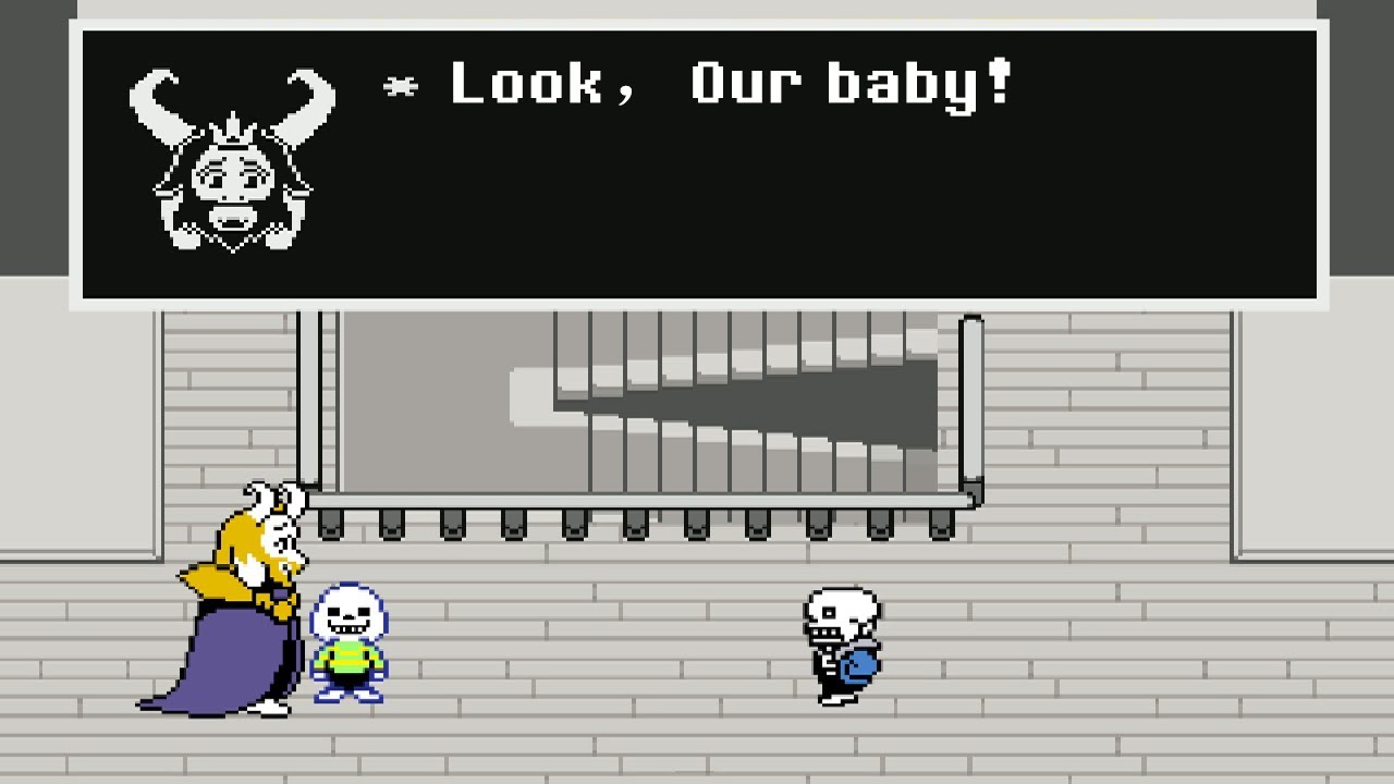 Undertale Sans has skeleton baby？ - YouTube